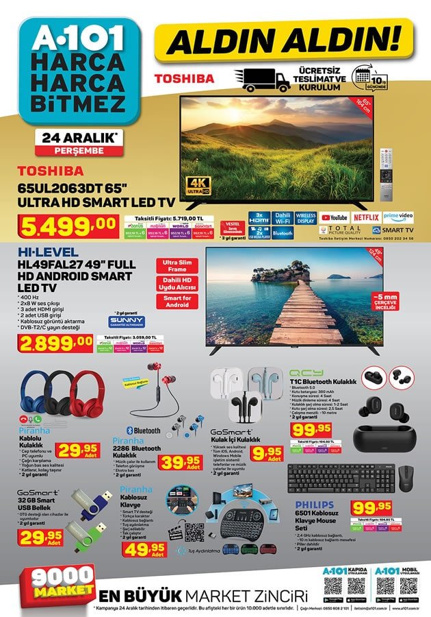 A101 24 ARALIK 2020 AKTÜEL KATALOĞU | AKTÜEL SİTE A101 24 ARALIK 2020 AKTÜEL KATALOĞU | AKTÜEL SİTE